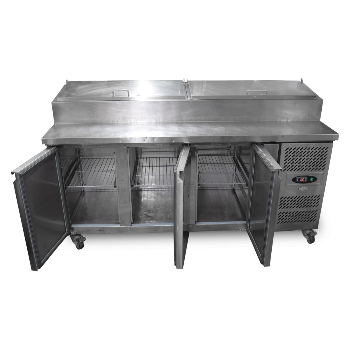 Interlevin 3 Door Prep Fridge With Saladette – Red Hot Chilli Northwest Ltd