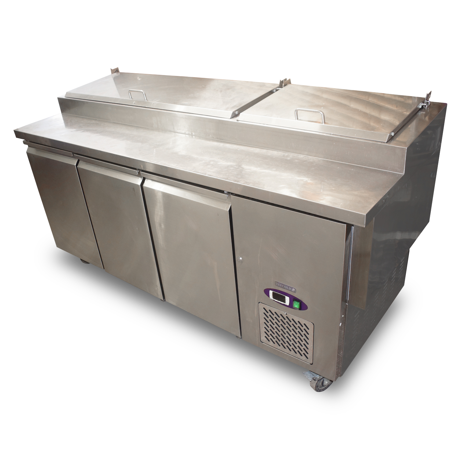 Tefcold 3 Door Prep Fridge With Saladette - Red Hot Chilli Northwest Ltd