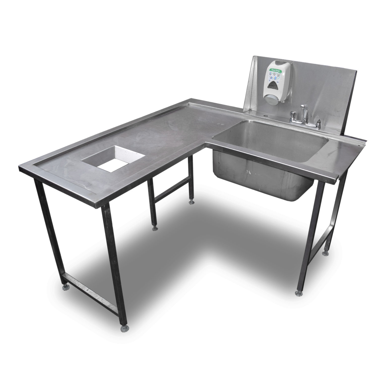 1.41m Stainless Steel Dishwasher Sink Corner Unit – Red Hot Chilli ...