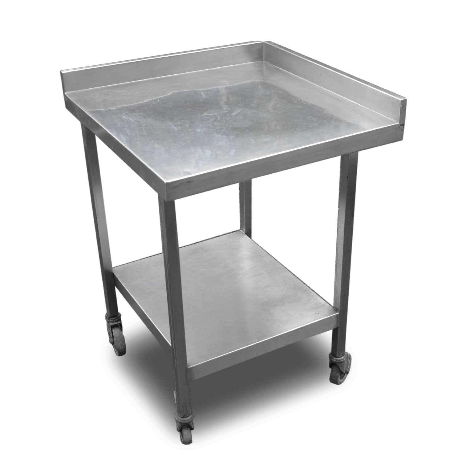0.71m Stainless Steel Table On Castors - Red Hot Chilli Northwest Ltd