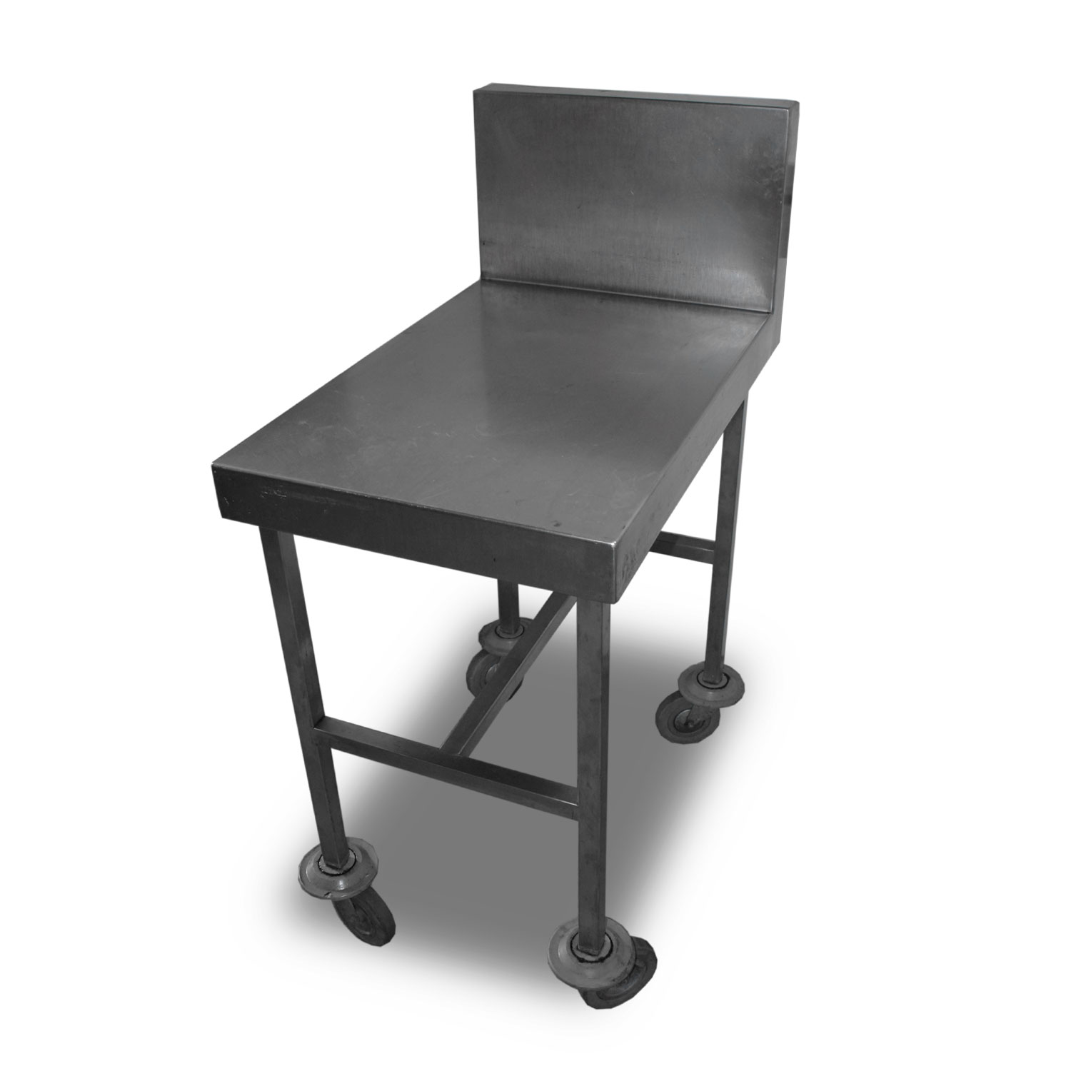 0.5m Stainless Steel Filler Table on Castors - Red Hot Chilli Northwest Ltd