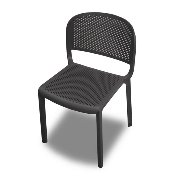 x6 Grey Plastic Stacking Chairs – Red Hot Chilli Northwest Ltd