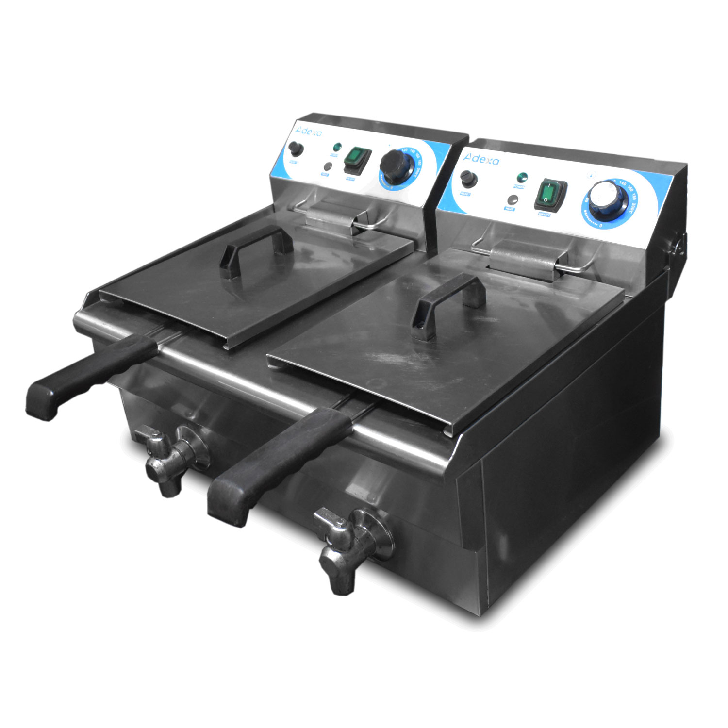 Adexa Countertop Twin Tank Fryer – Red Hot Chilli Northwest Ltd