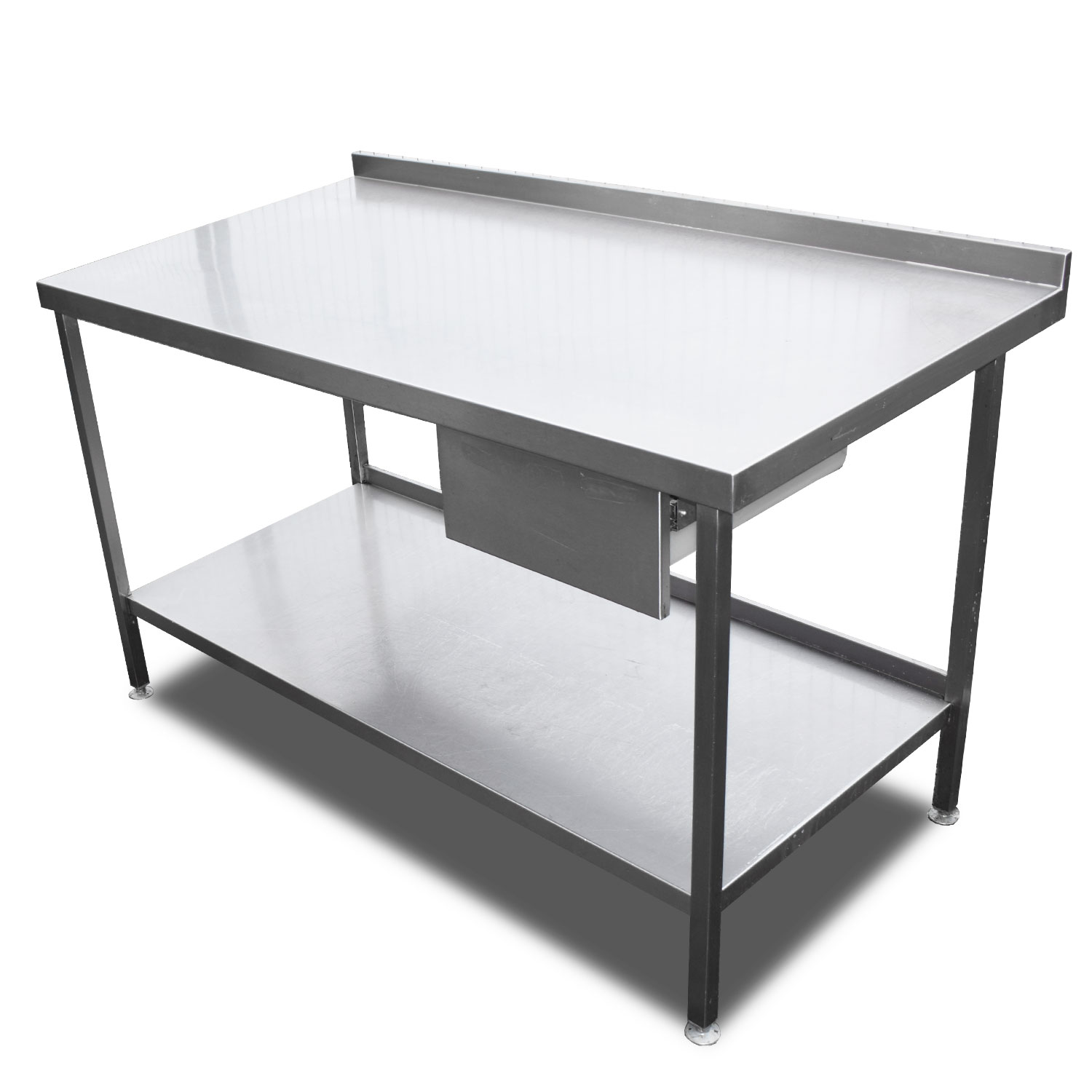 1.5m Stainless Steel Table With Drawer – Red Hot Chilli Northwest Ltd
